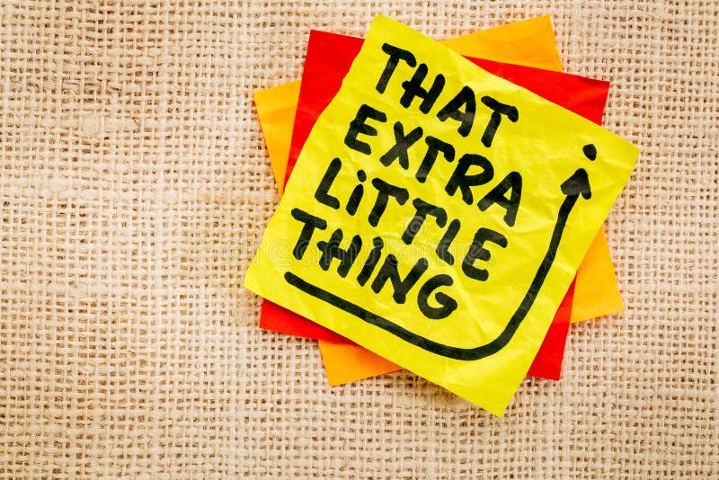 That little extra thing stock image. Image of sticky - 60627153
