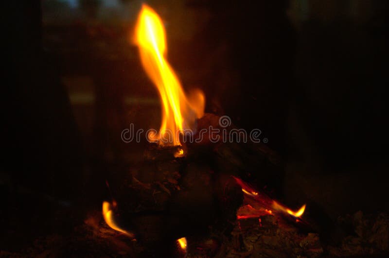 Little fire in the dark stock photo. Image of dark, dragon - 162126368
