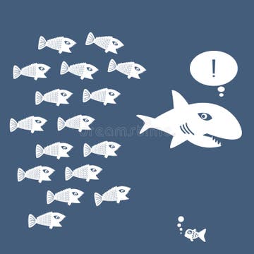 Fish Teamwork Stock Illustrations – 845 Fish Teamwork Stock ...