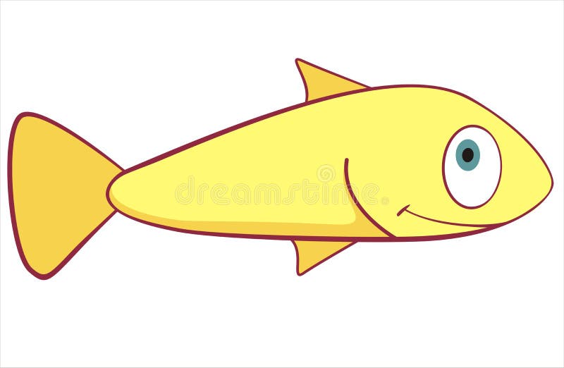Fish Front stock illustration. Illustration of drawing - 136736