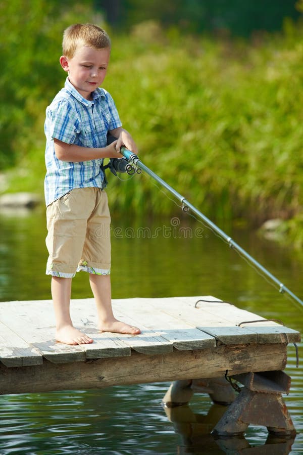 Little fisher stock image. Image of cute, natural, little - 21170687