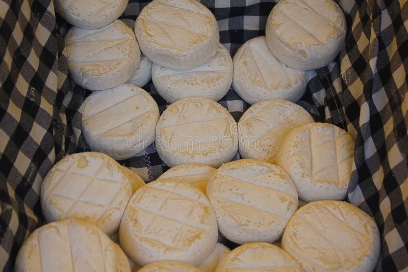 Little Form of Fresh Cheese Stock Photo - Image of phosphorus, protein ...