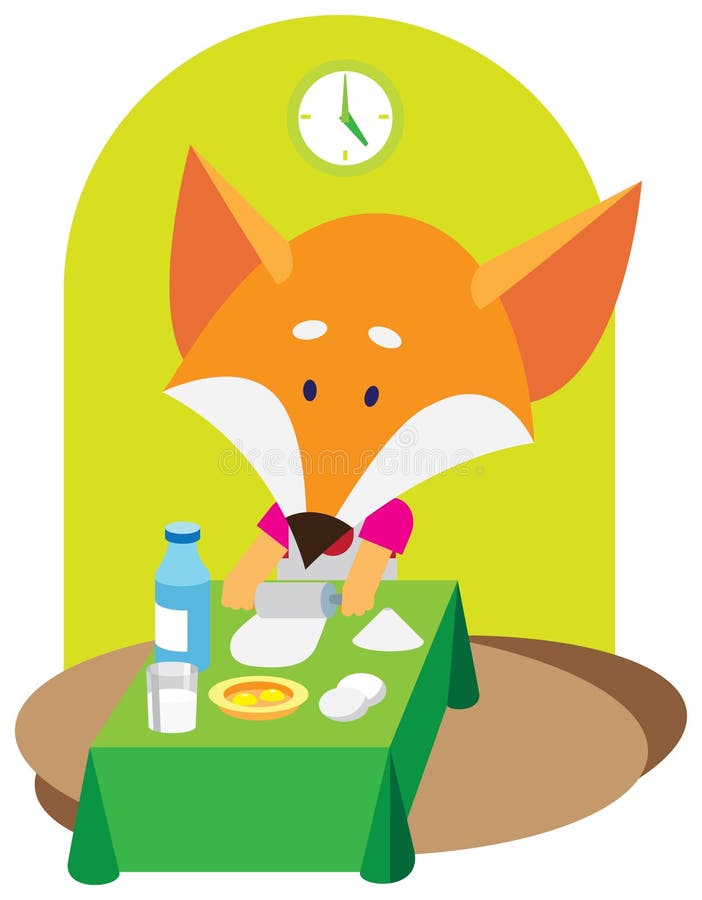 Cartoon Cooking Fox Stock Illustrations – 107 Cartoon Cooking Fox Stock ...