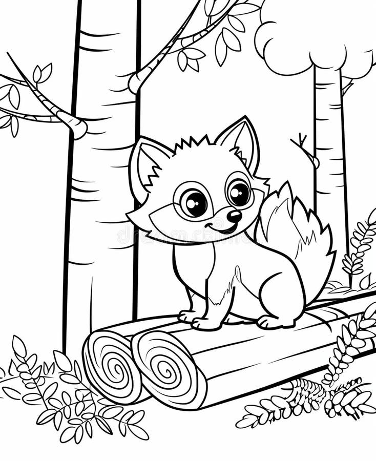 Fox Log Stock Illustrations – 213 Fox Log Stock Illustrations, Vectors ...