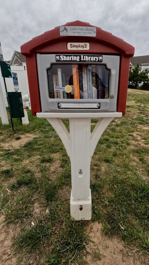 A Little Free Library Located in a Park Editorial Photo - Image of ...