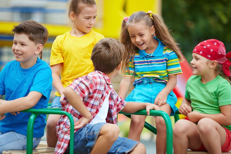 Little friends stock image. Image of merry, lifestyle - 58242429