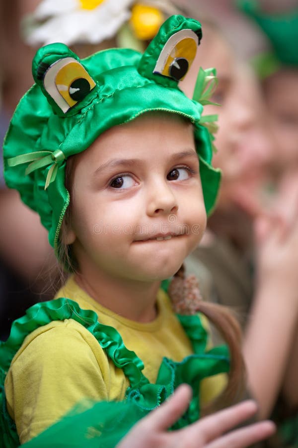 Little frog stock image. Image of stage, dress, clothing - 25746133