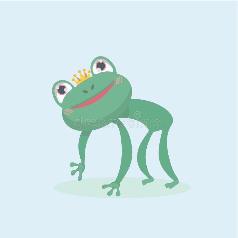 Little frog. stock vector. Illustration of character - 141153765