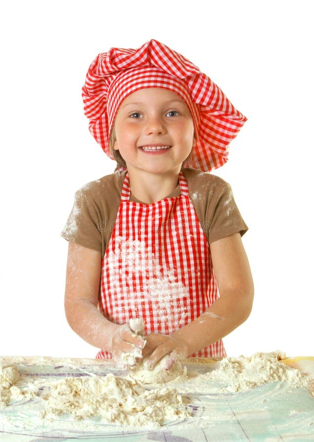 Little funny baker stock image. Image of education, face - 29363835