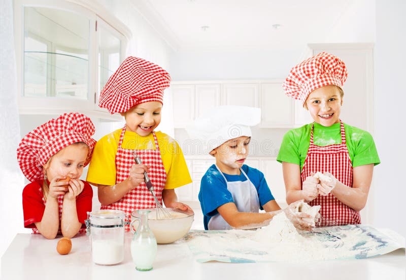 Little girl cooking stock photo. Image of little, cooking - 18173514