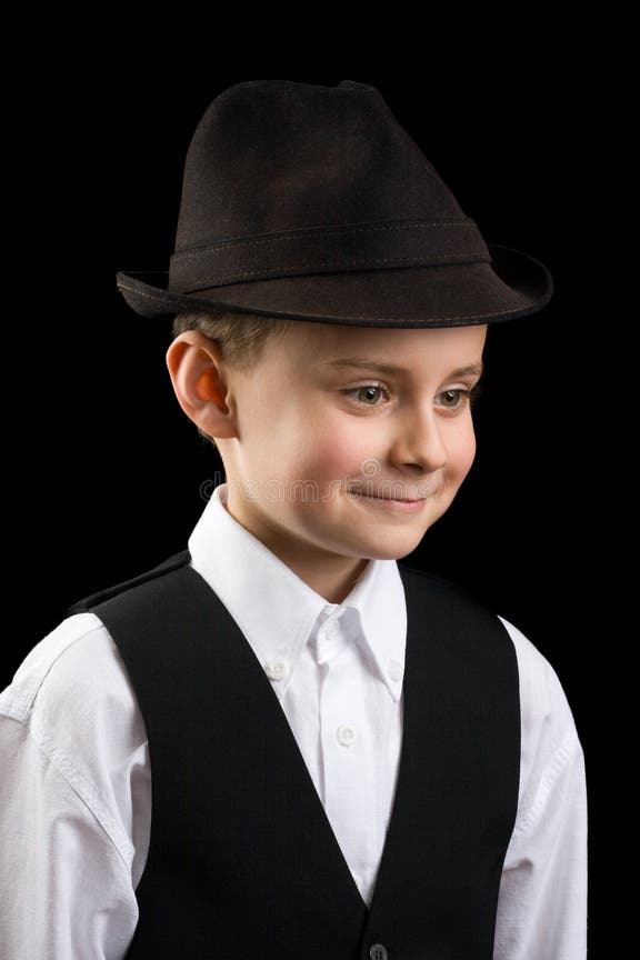 Little gangster stock image. Image of beautiful, portrait - 8292353