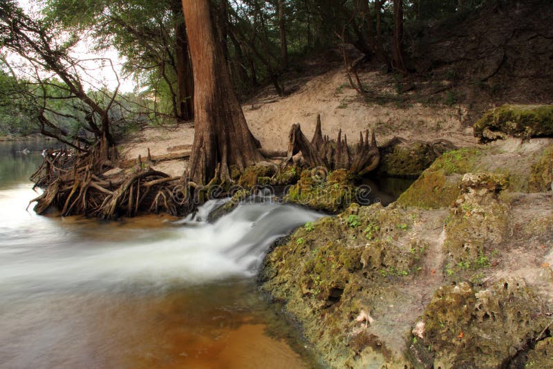 Little Gem Spring Falls stock image. Image of falls, northern - 44726681