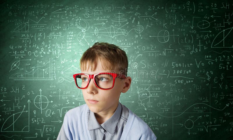 Little genius stock photo. Image of idea, brain, adorable - 41867038