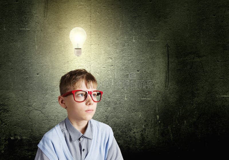 Little genius stock image. Image of male, homework, caucasian - 42159409