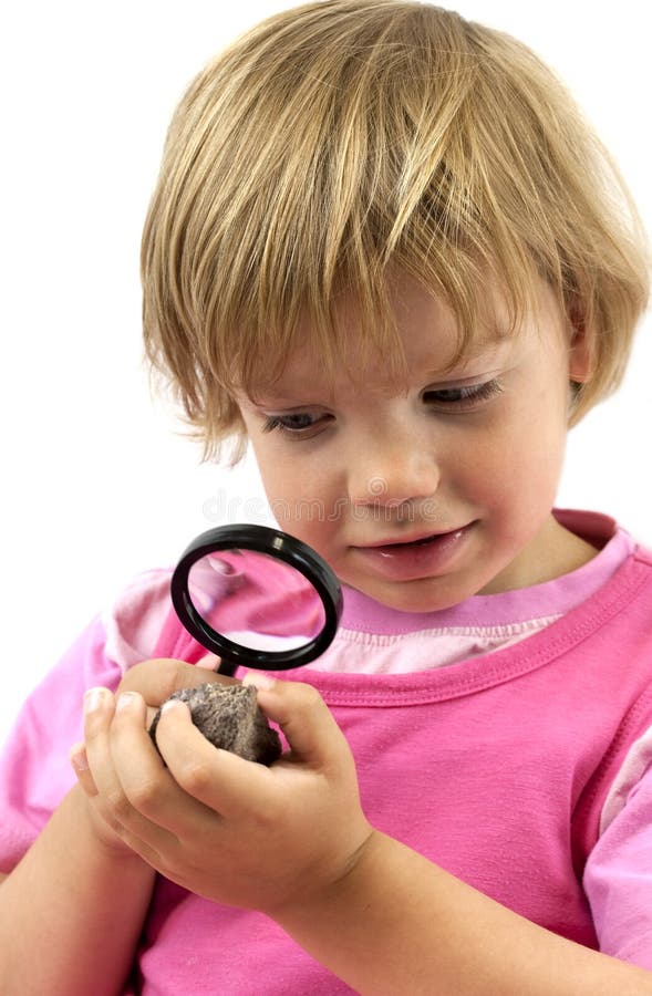 Little geologist stock image. Image of look, geology - 26079867