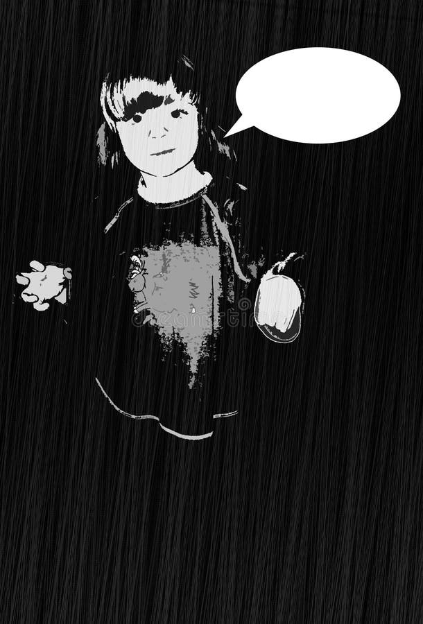 Little ghost stock illustration. Illustration of darkness - 7988313