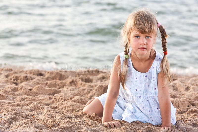 Little girl stock photo. Image of girl, smile, season - 15890668