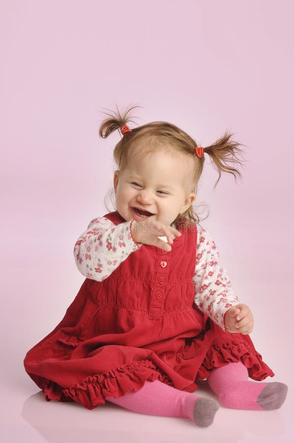 Little girl stock image. Image of small, infant, blue - 16930093