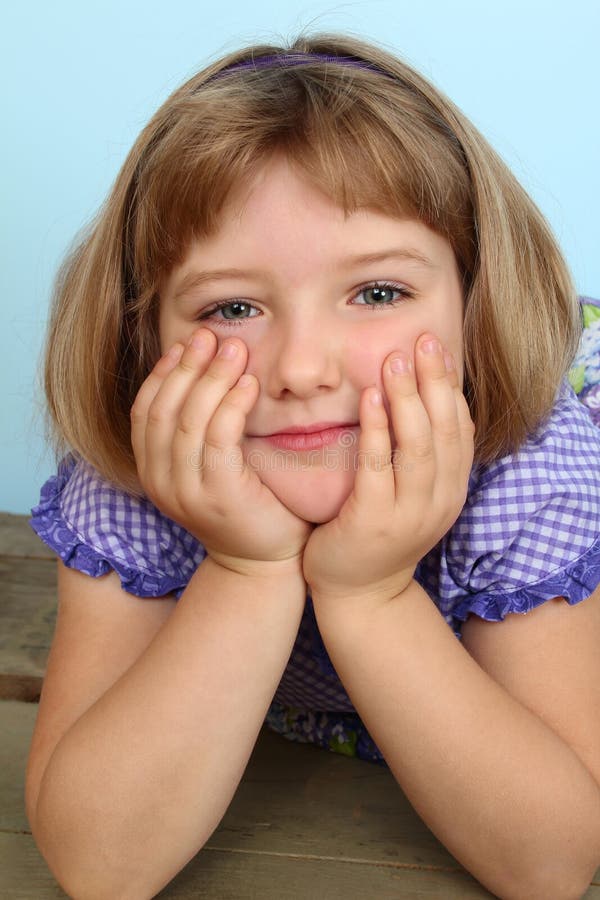 Little girl stock image. Image of casual, caucasian, little - 21776191