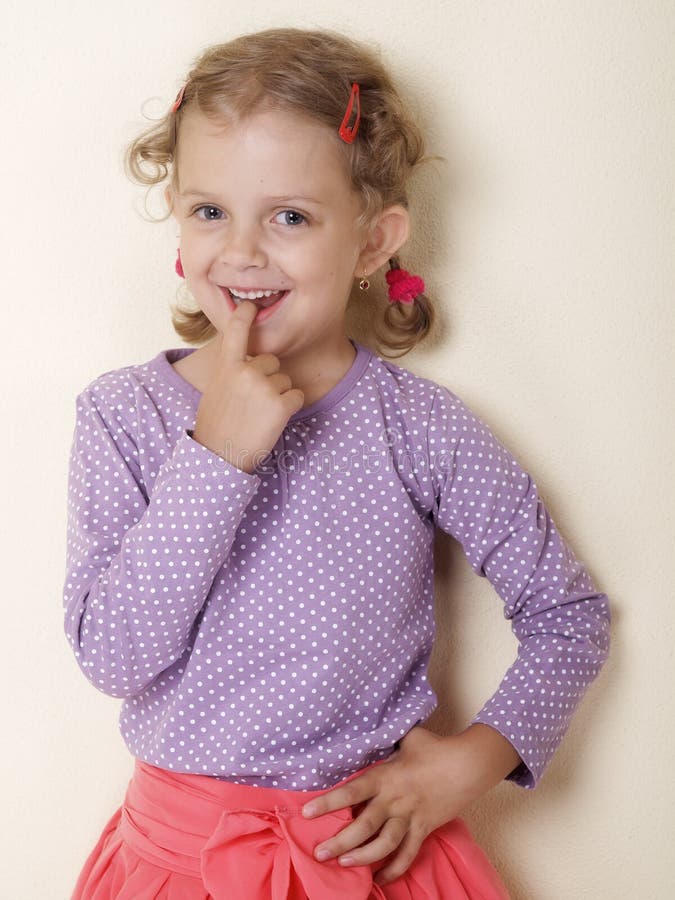 Girl stock photo. Image of good, happy, beautiful, romantic - 1415586