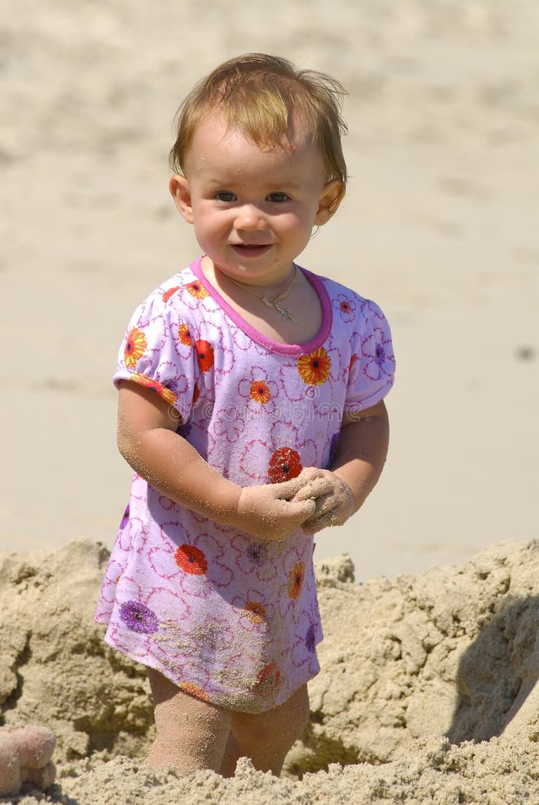 Little Girl Sand Angel Stock Photos - Free & Royalty-Free Stock Photos ...