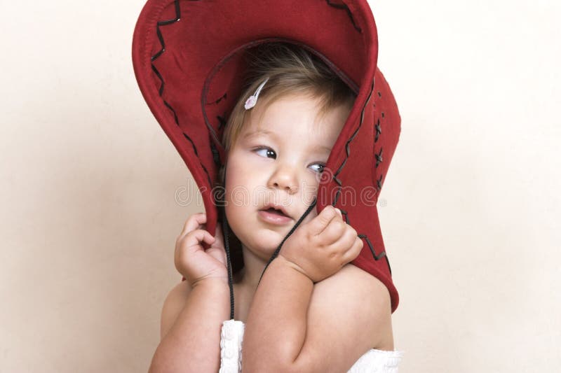 Little Girl stock image. Image of facial, stitching, brunette - 7953303