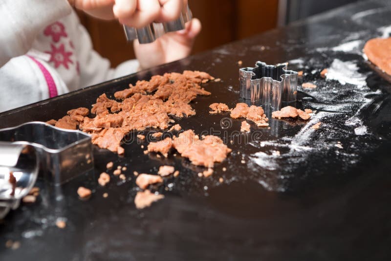 Little Girl Baking stock image. Image of cooking, chocolate - 93094799