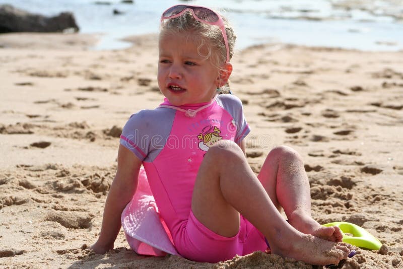 Little Girl Beach Free Stock Photos & Pictures, Little Girl Beach ...