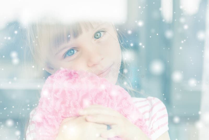 527 Little Girl Behind Window Stock Photos - Free & Royalty-Free Stock ...