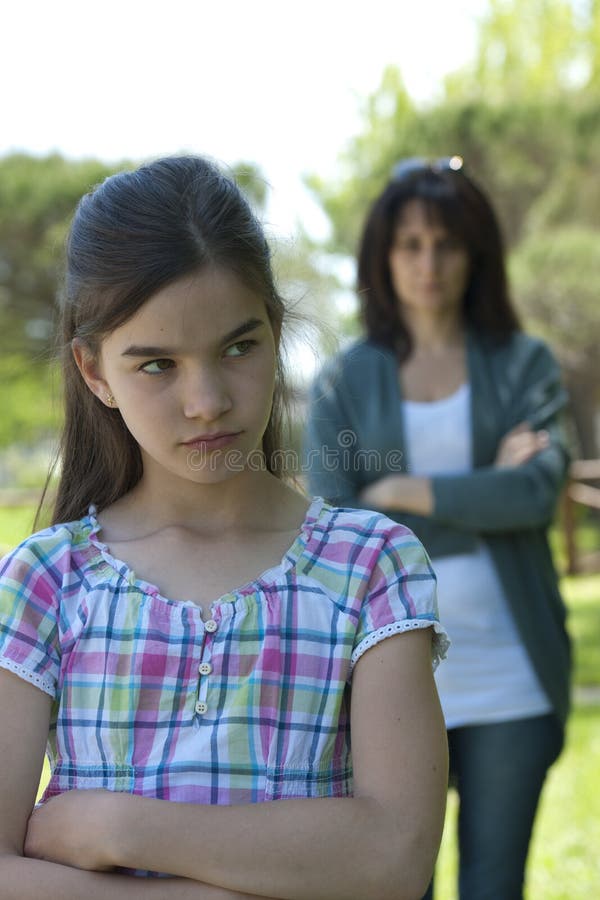 Little girl being told off stock photo. Image of anger - 26221568
