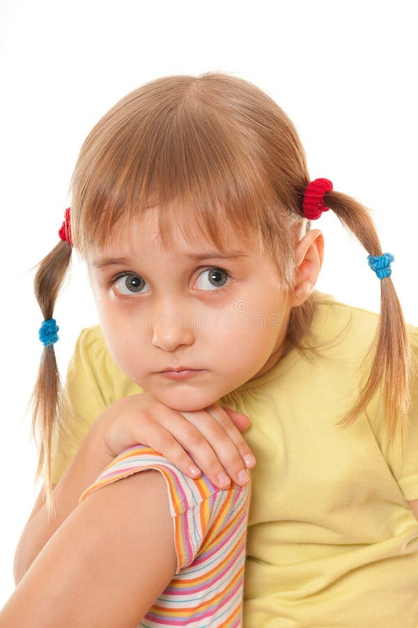 Sulky angry child stock image. Image of angry, pretty - 24980981