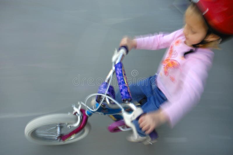 Little Girl Biking Picture. Image: 1374076