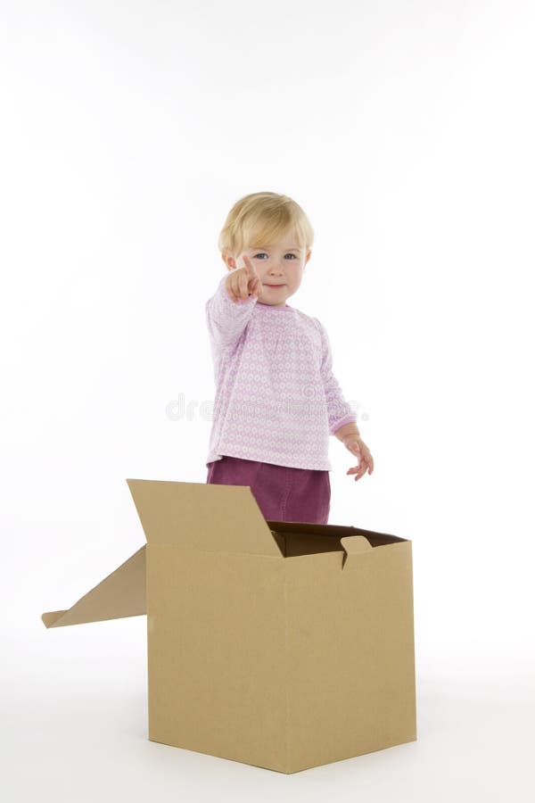 Two baby twins in the box stock photo. Image of package - 1878114