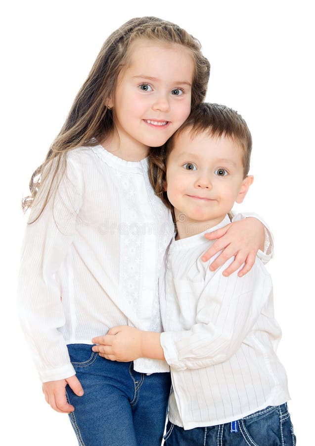 Little Girl and Boy Hugging. Stock Image - Image of male, friends: 28647919 Little Girl and Boy Hugging. Stock Image - Image of male, friends: 28647919