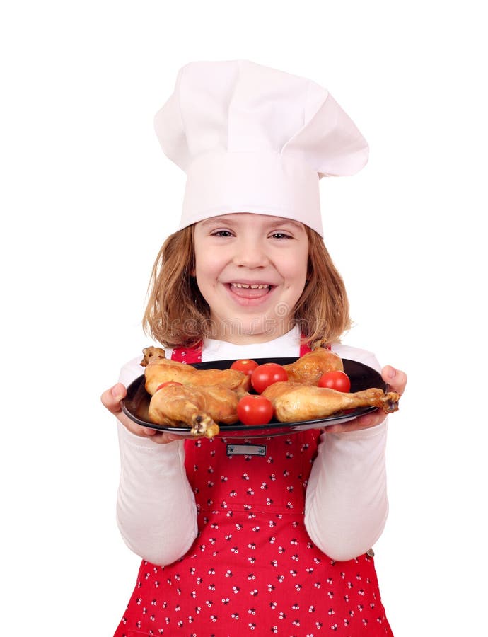 Little Girl Cook Hold Dish Chicken Drumstick Stock Photos - Free ... Little Girl Cook Hold Dish Chicken Drumstick Stock Photos - Free ...