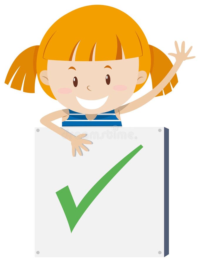 Little Girl Correction Sign Stock Illustrations – 3 Little Girl ...