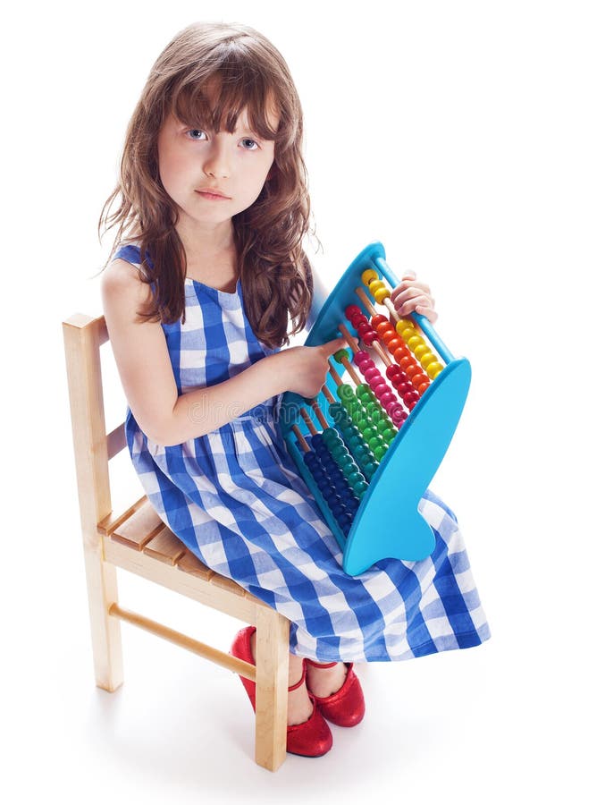 487 Little Girl Numbers White Background Stock Photos - Free & Royalty ...