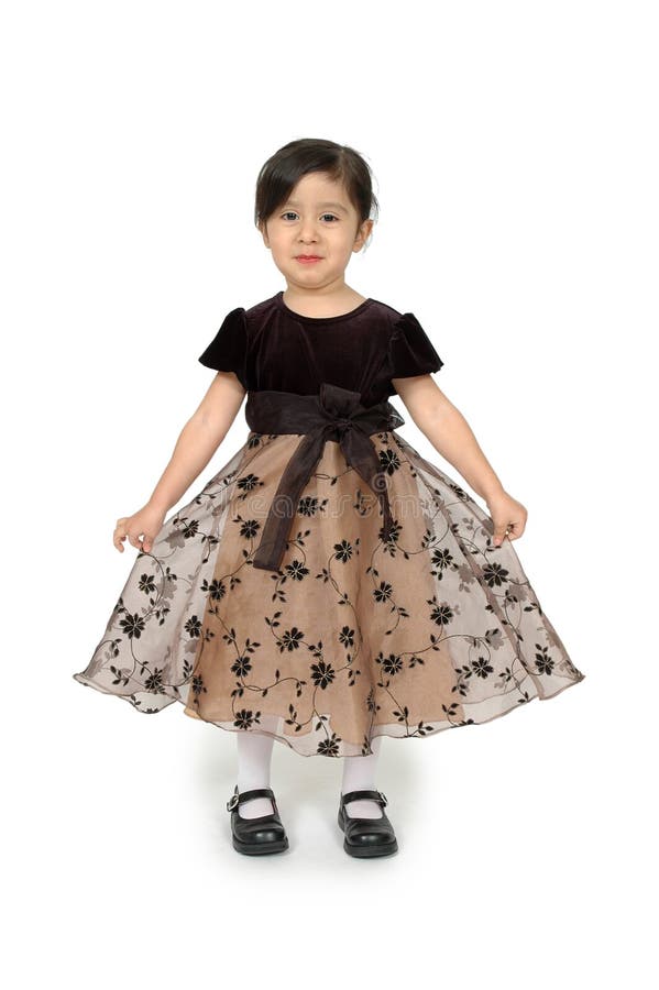 Little Girl Curtsy stock image. Image of mexican, joyful - 2006719