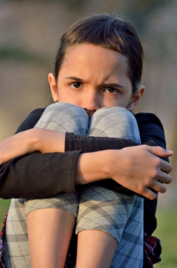 Little Girl in Distress stock photo. Image of little - 30687120