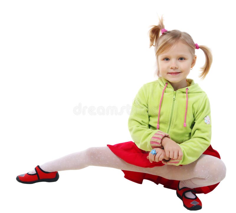 Little girl do the splits stock image. Image of adorable - 10085815