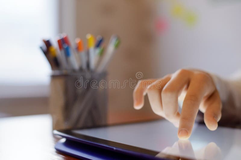 Using Computers in Education Stock Photo - Image of learning, exercises ...