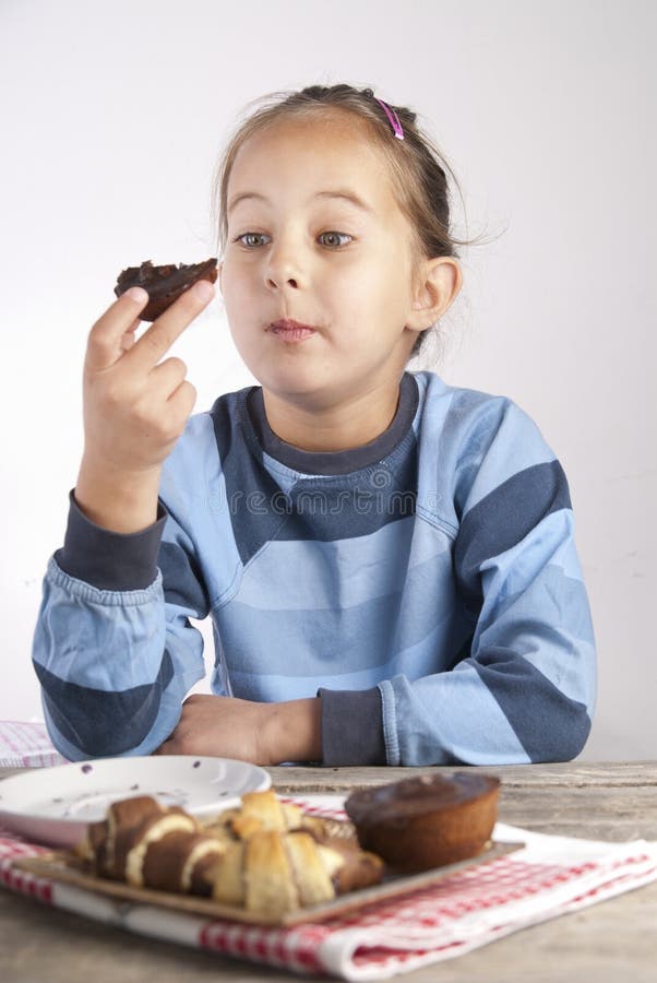 Adorable Boy Eating Cookies Stock Photo - Image of child, cavity: 27827016