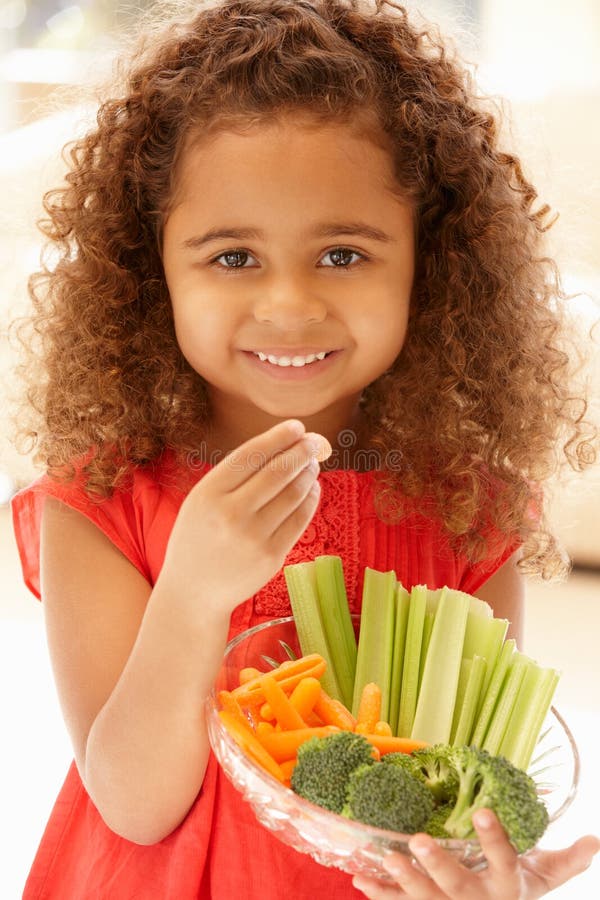26+ Little girl eating vegetables Free Stock Photos - StockFreeImages