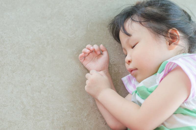 Asian Baby Girl Fall Asleep Stock Photos - Free & Royalty-Free Stock ...