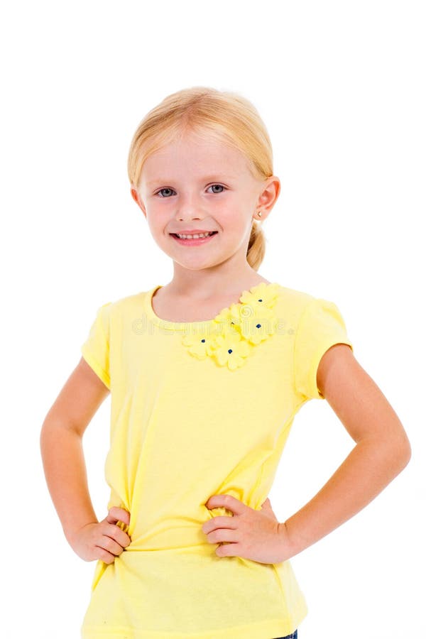 Little girl half length stock photo. Image of smiling - 28521700