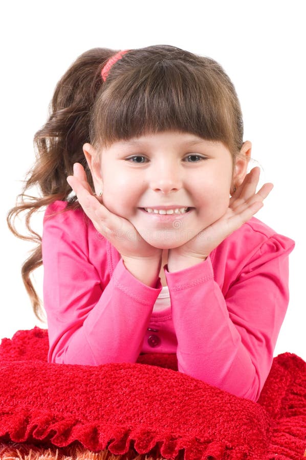 Little Girl in Happy Morning Stock Image - Image of face, caucasian ...