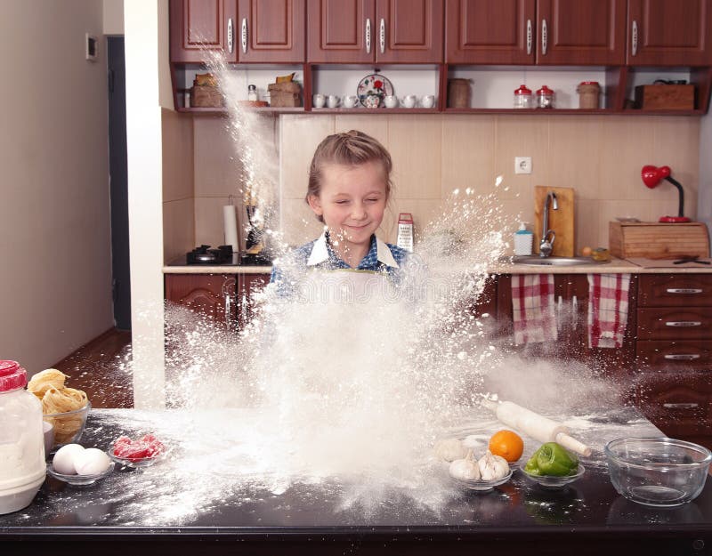 Messy Kitchen After Cooking