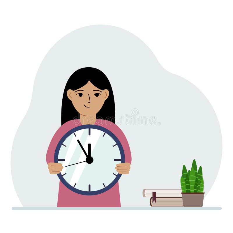 Punctual Student Stock Illustrations – 74 Punctual Student Stock ...