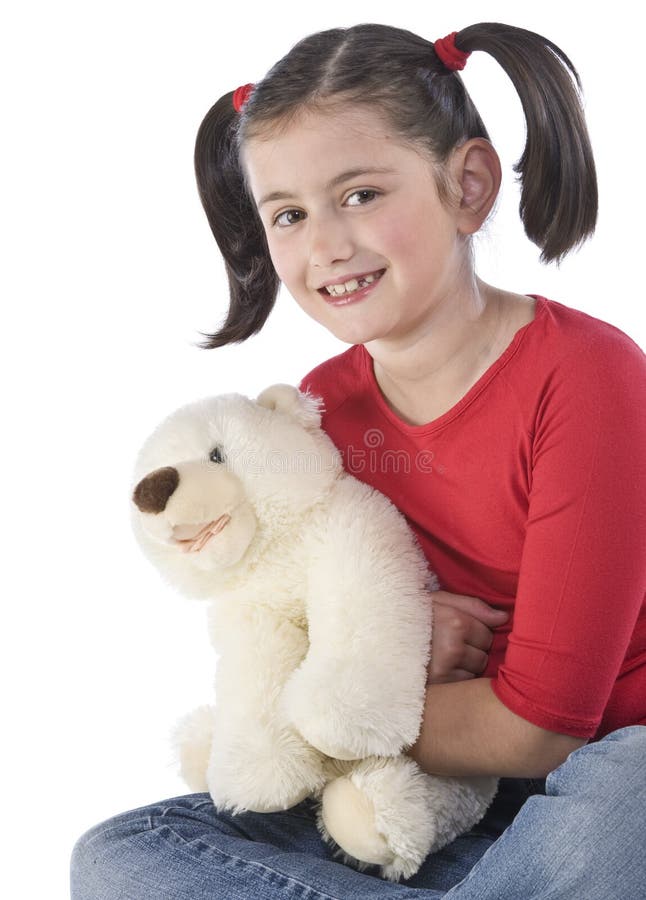 Little Girl is Hugging Big Teddy Bear Stock Photo - Image of pretty ... Little Girl is Hugging Big Teddy Bear Stock Photo - Image of pretty ...