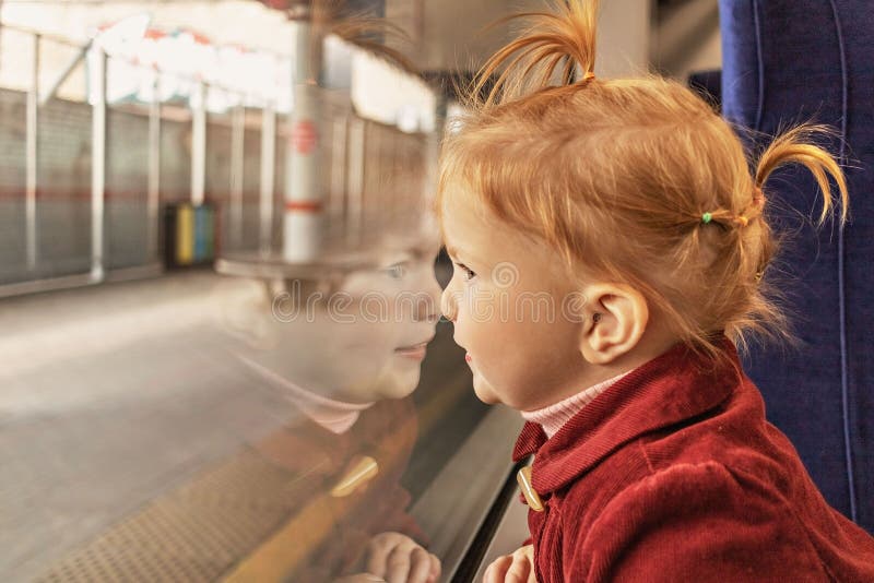 Little Girl Looking Out Train Window Stock Photos - Free & Royalty-Free ...
